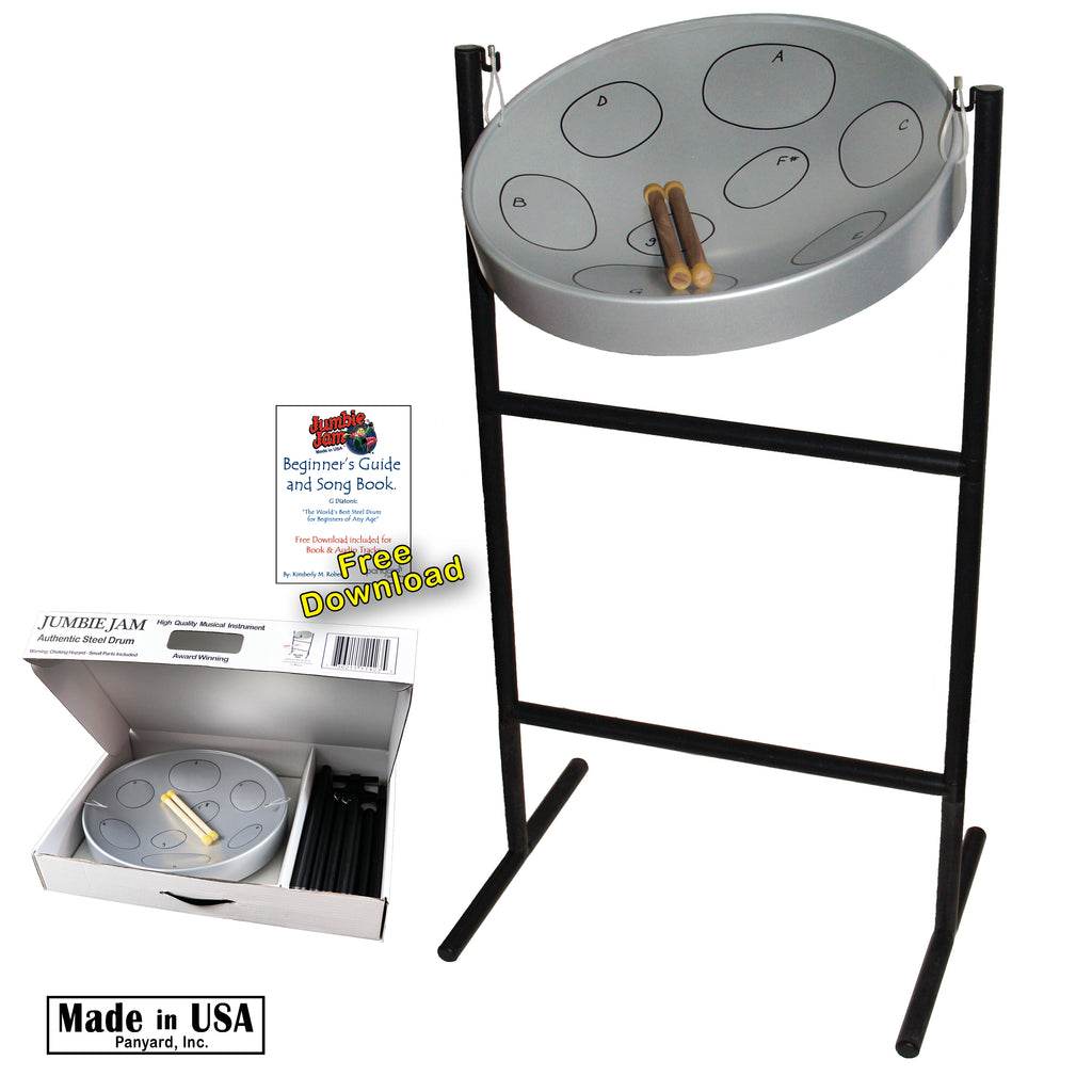 Jumbie Jam Steel Drum Kit - Tube Floor Stand